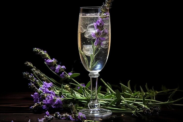 Drink de Lavanda com Espumante - Mais Estilo de Vida